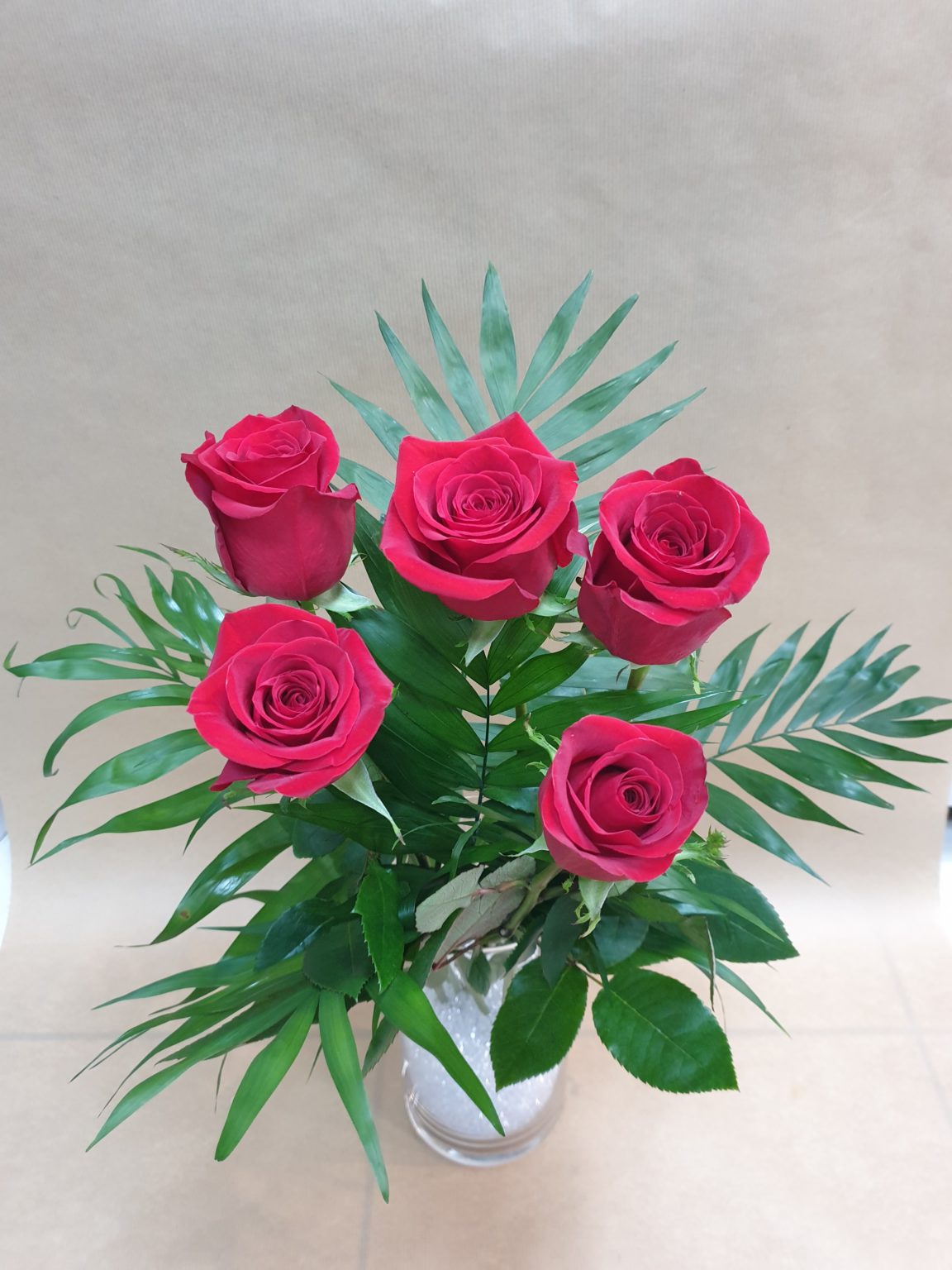 La Riviera - Fleuriste à Castres - Bouquet 5 roses rouges